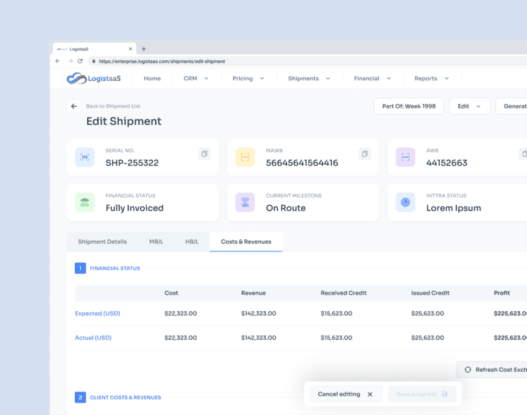 Freight Finance Made Easy with Logistaas Software